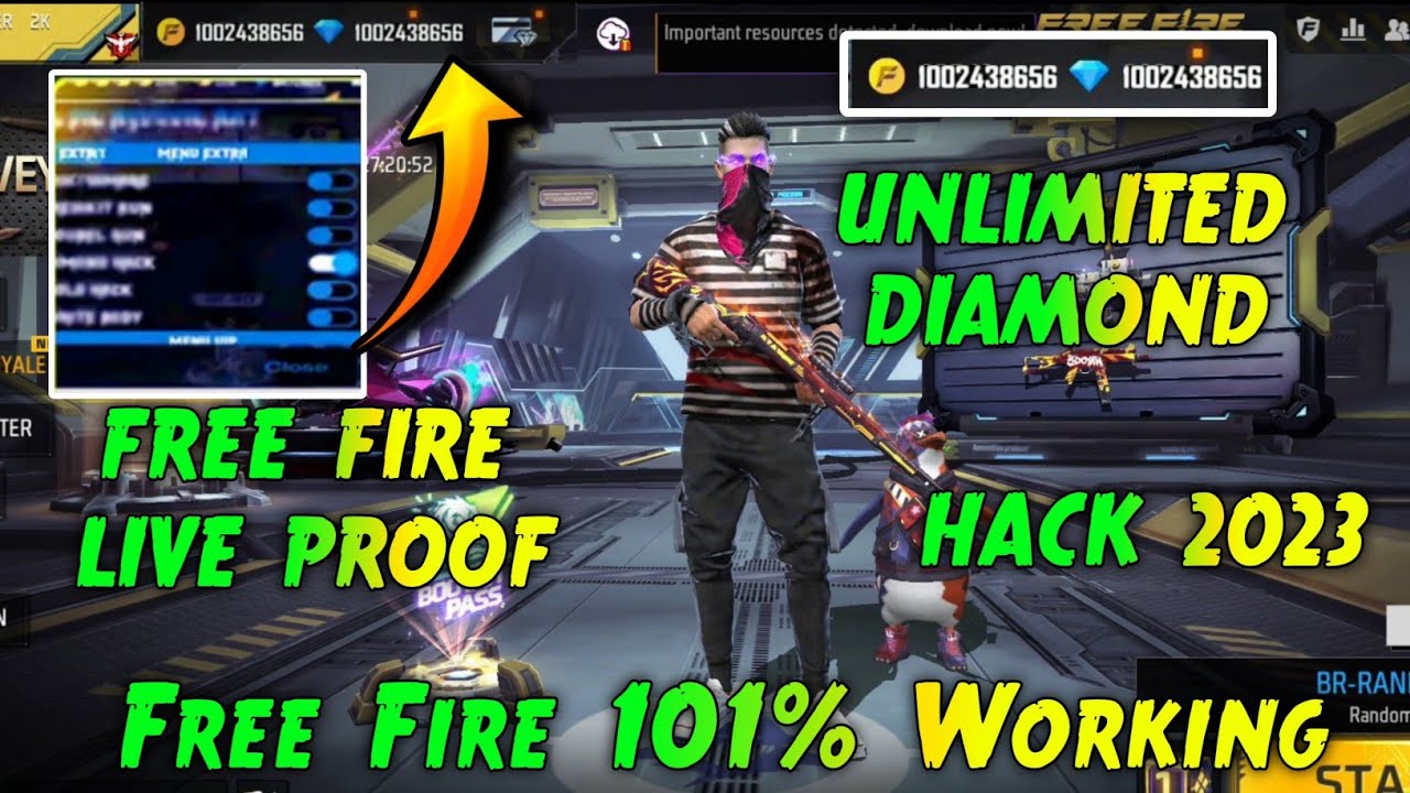 Free Fire Unlimited Diamond Hack ll FF Live Proof👁️ Unlimited Diamond ...