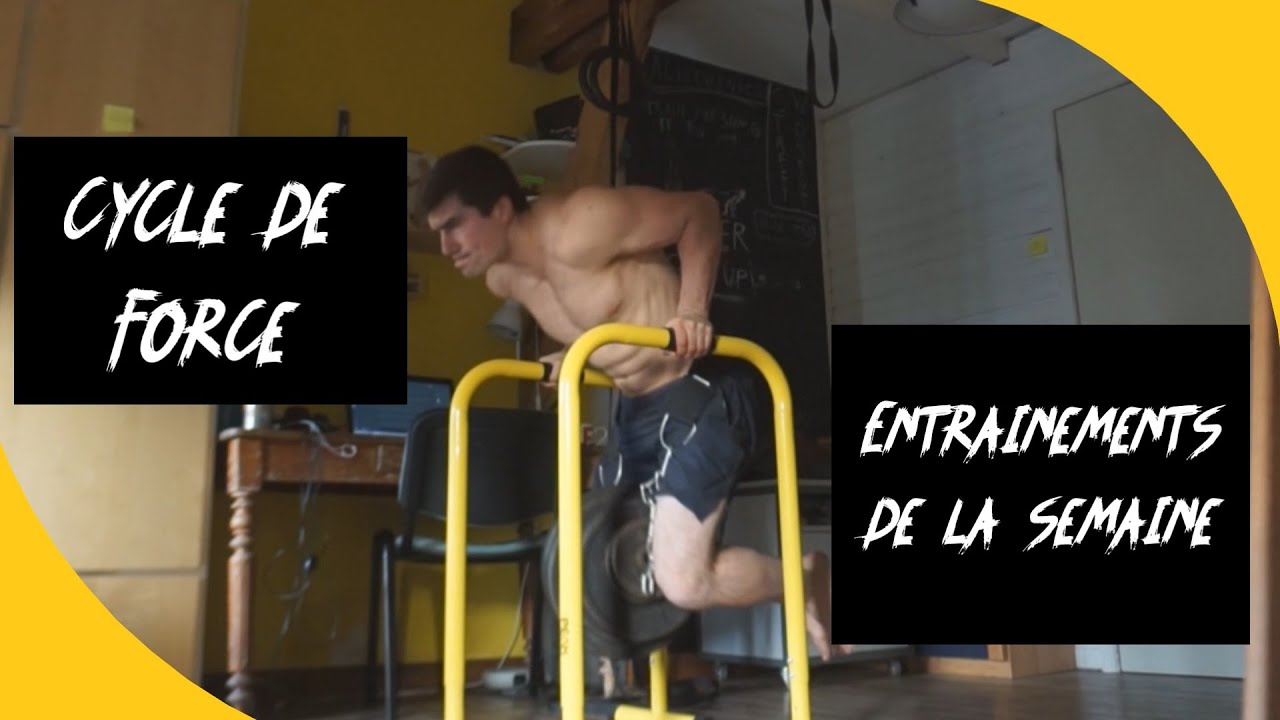 [Cycle de force] Tous mes entraînements de la semaine - YouTube