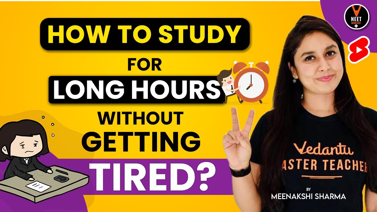 How To Study For Long Hours Without Getting Tired? | Tips For Students ...