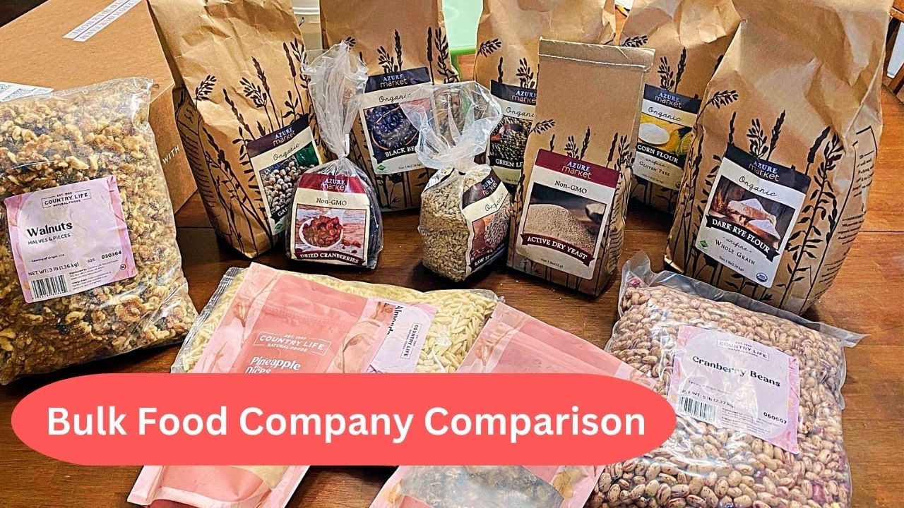 Bulk Food Orders: Azure vs. Country Life - YouTube