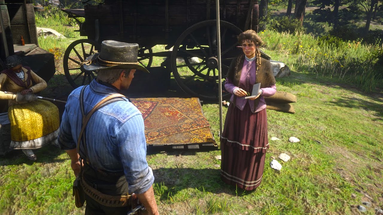 RDR 2 | Mary Beth Request a Pen To Arthur For Her Journaling - YouTube