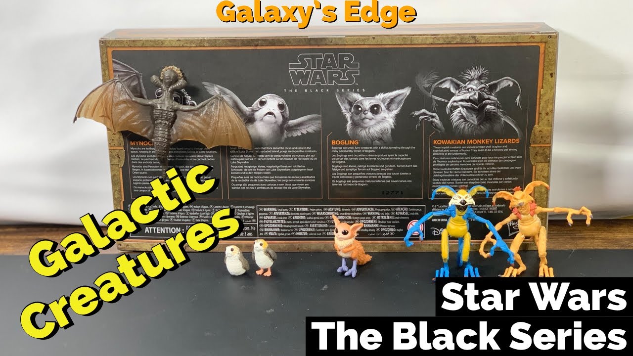 Galactic Creatures - Mynock, Porgs, Bogling, & Kowakian Monkey Lizards ...