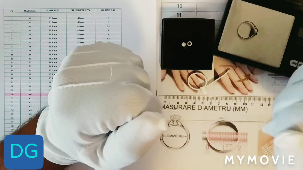 Măsoară simplu ce inel ți se potrivește - YouTube