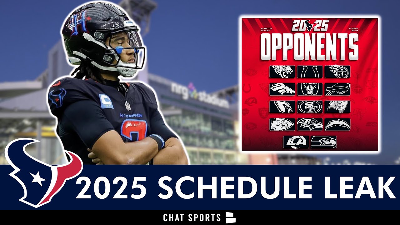 LEAKED 🚨 Houston Texans 2025 Schedule, Opponents & Instant Analysis ...