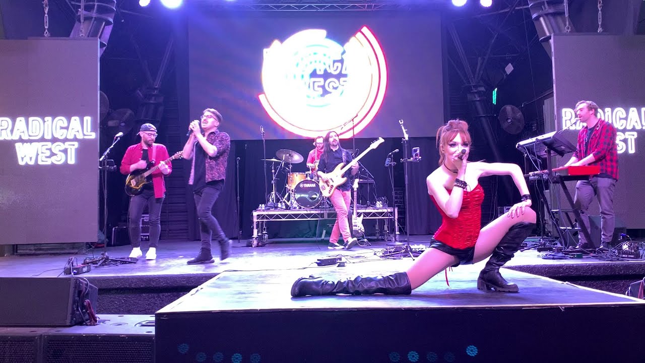 Radical West with Lisa Foiles performing Don't Stop Believin' - YouTube