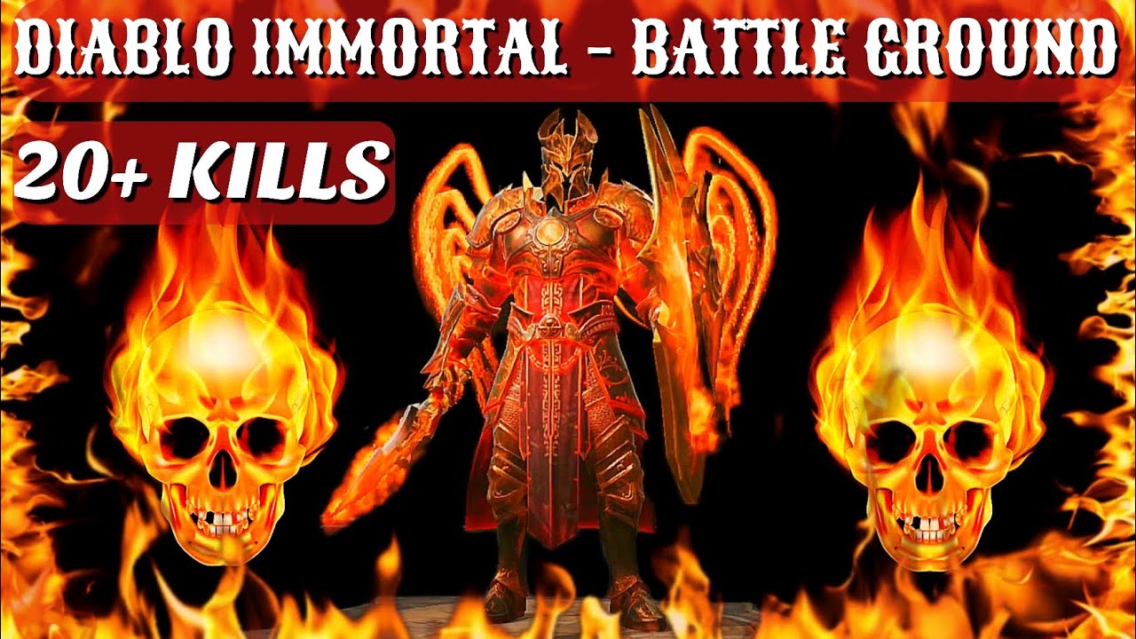 TOP KILLER CRUSADER! - DIABLO IMMORTAL - PVP - BATTLE GROUND - YouTube