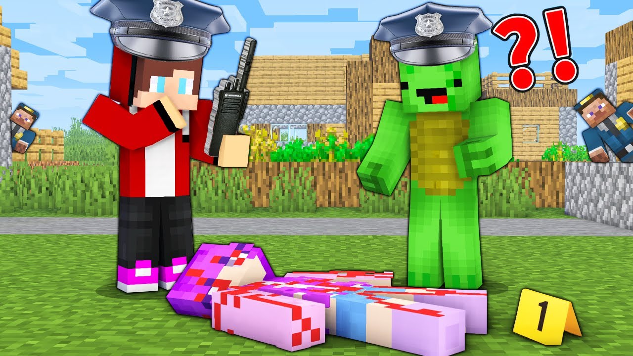 JJ and Mikey INVESTIGATION! This GIRL is DEAD in Minecraft - Maizen ...