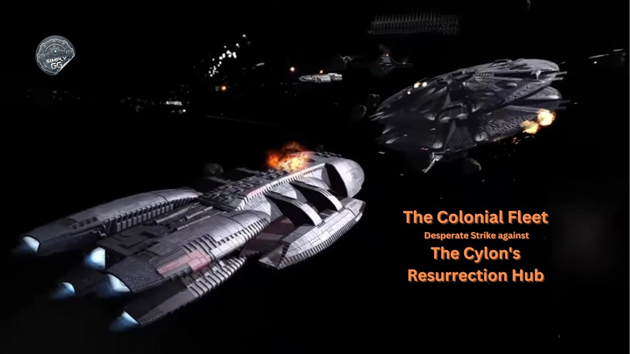 The Colonial Fleet Desperate Strike against the Cylon's Resurrection ...