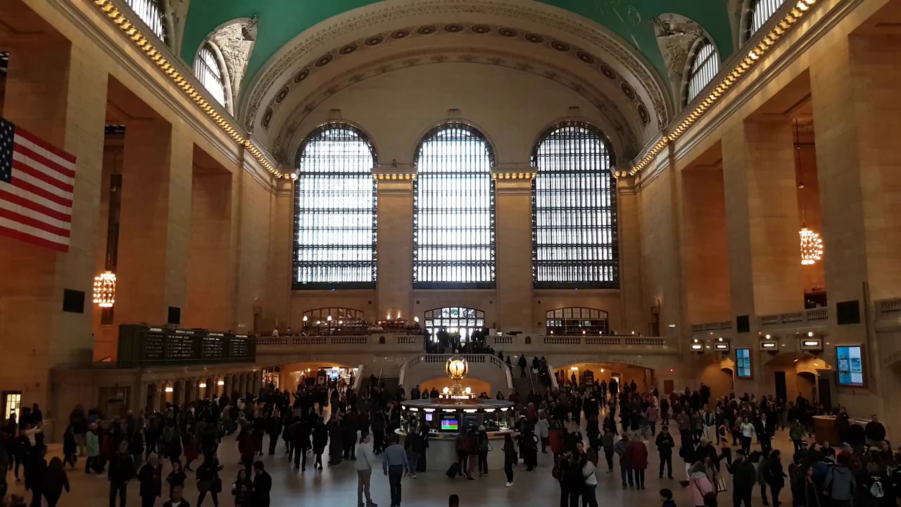 Grand Central Terminal train station - New York City - 4K UltraHD - YouTube