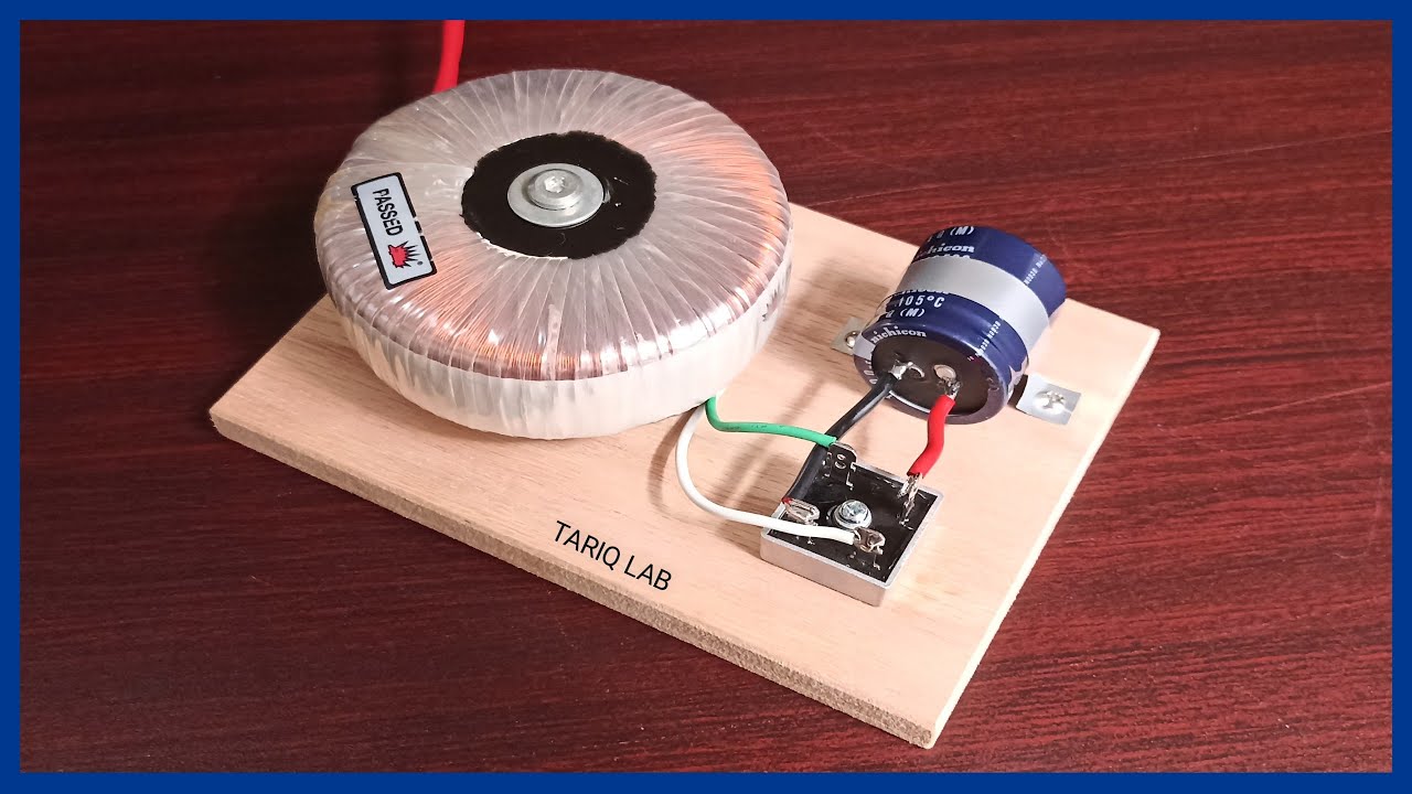 Toroidal Transformer Power Supply - YouTube