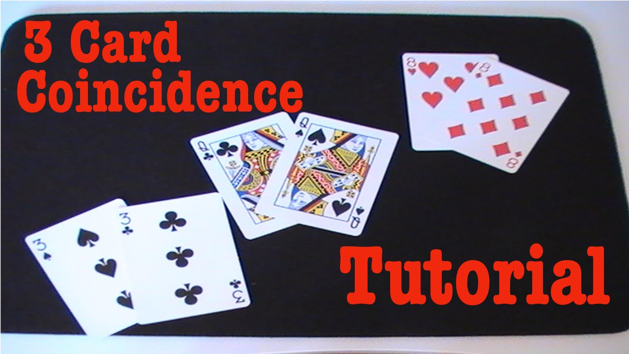 3 Card Coincidence (Magic Tutorial) - YouTube