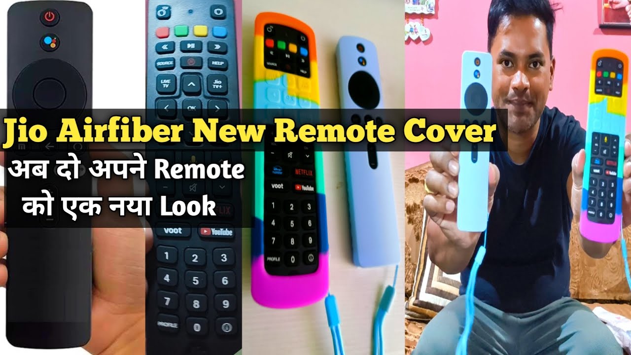 Jio Air Fiber Remote Cover - सुरक्षा और स्टाइल एक साथ!" Mi TV Remote ...