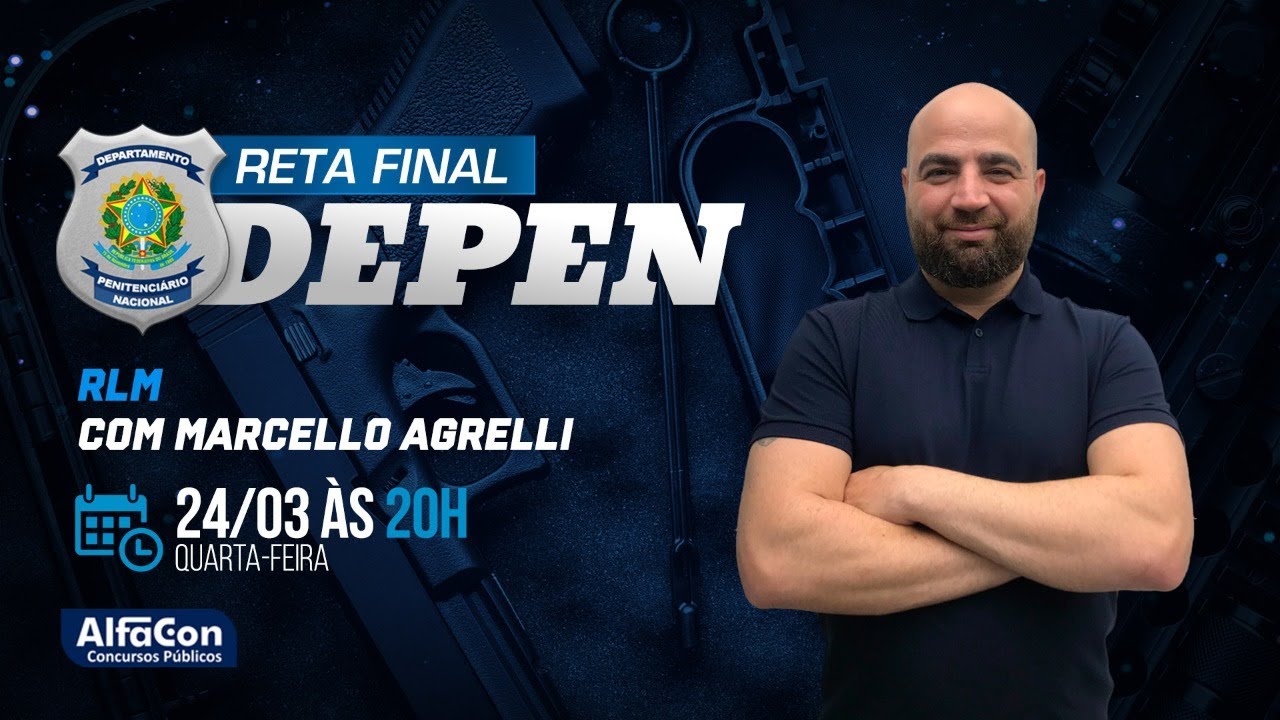 Aula de RLM | Reta Final - Edital Aberto DEPEN - AlfaCon - YouTube