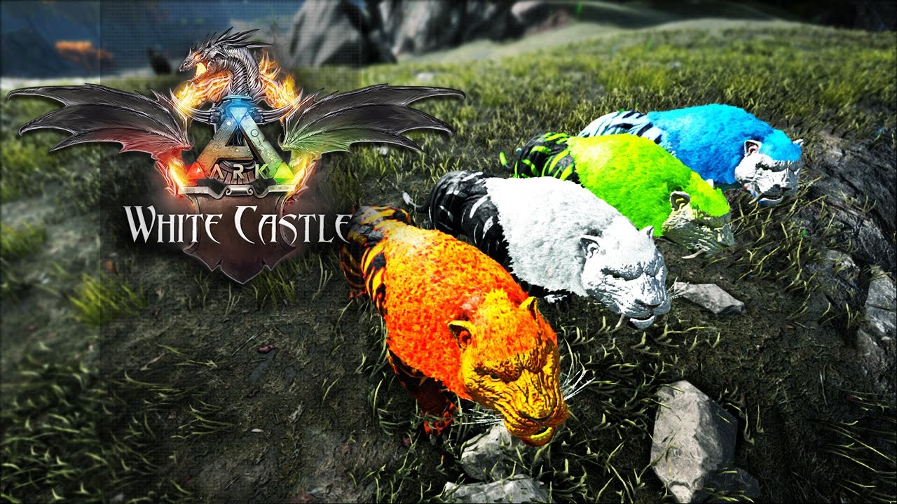 ARK White Castle EP5 - Baddas Sabertooth Coleção Completa! - YouTube