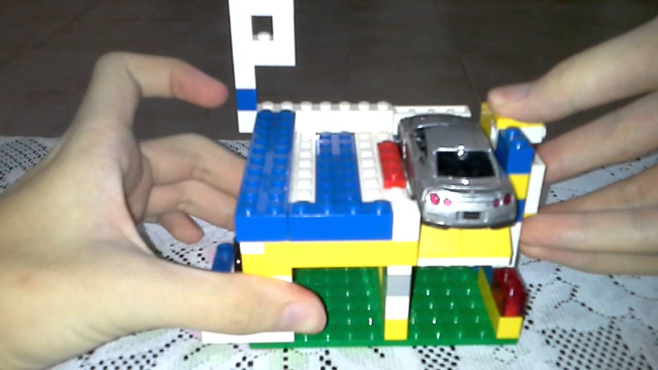 Lego parking garage (tomica) - YouTube