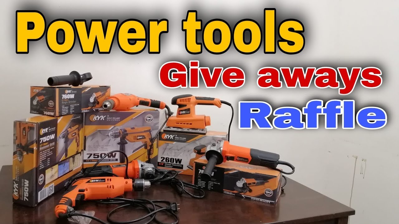 KYK Tools | Mamimigay tayo ng KYK PowerTools | Power Tools Give aways ...