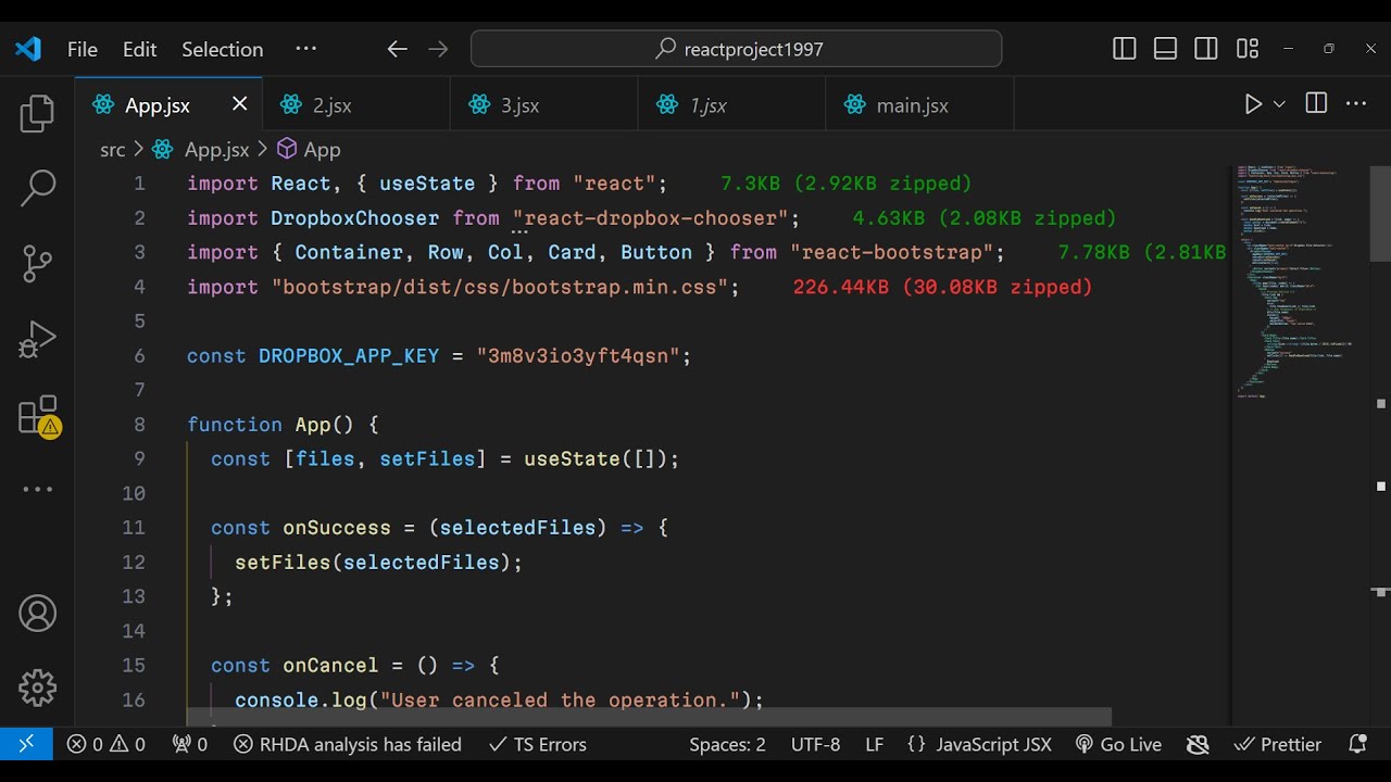 Build a React Dropbox File Chooser API to Upload Download & Display ...