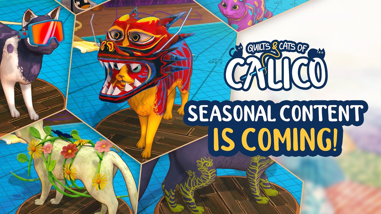 Quilts and Cats of Calico - Seasonal Decorations Update Reveal - YouTube