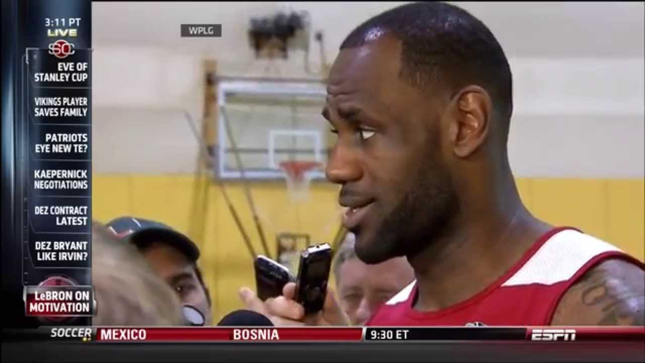 June 03, 2014 - ESPN - 2 Days Prior to 2014 NBA Finals Game 01 (@ San ...