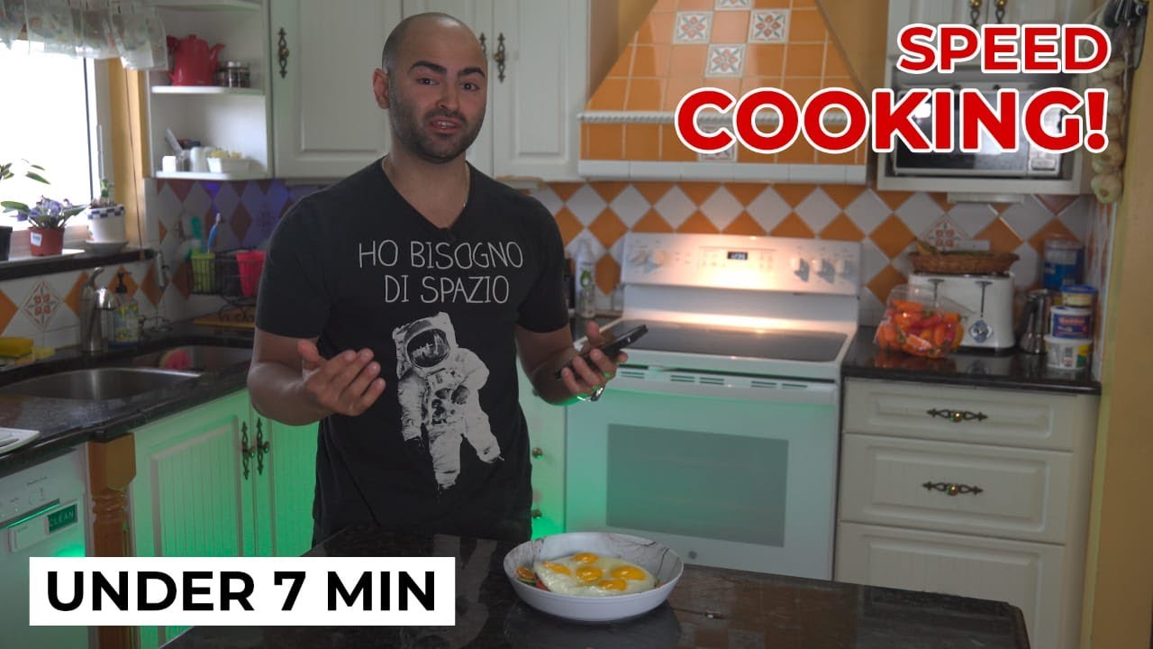 Speed Cooking Lunch Under 7 Minutes (No More Excuses) - YouTube