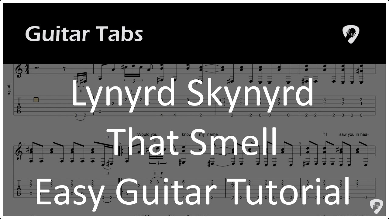 Lynyrd Skynyrd - That Smell - Easy Guitar Tab - YouTube