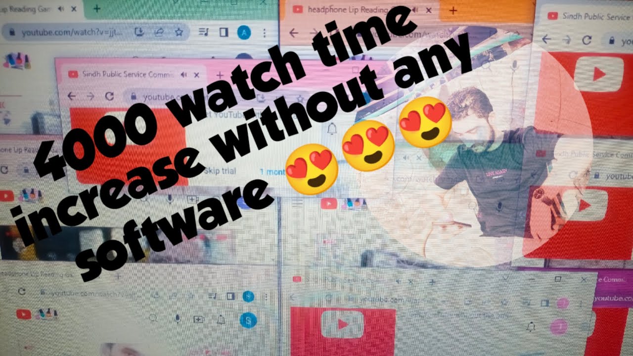 4000 Watch Time Increase Without Any Software 😍😍😍 #yt #youtuber #watch ...