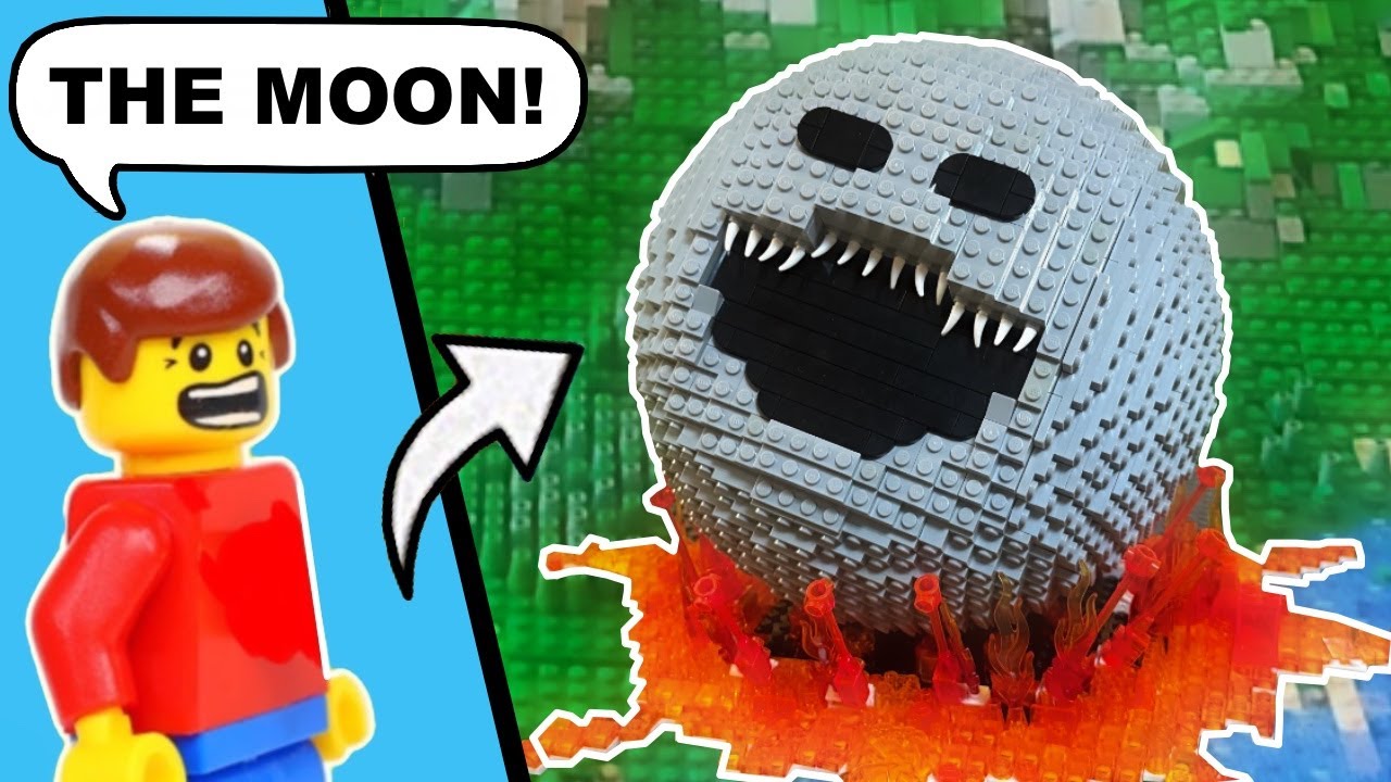 I Made Epic LEGO Moon WAKES UP! - YouTube