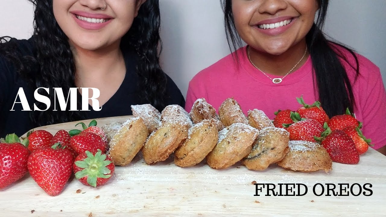 DEEP FRIED OREOS - ASMR - YouTube