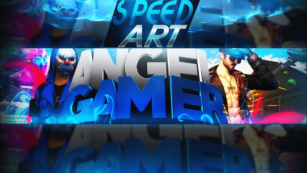 Speed Art/Banner Para Ángel Gamer/Hago Banners Gratis y De paga - YouTube