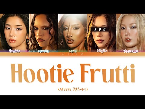 KATSEYE || Hootie Frutti but you are Megan (Color Coded Lyrics Karaoke)