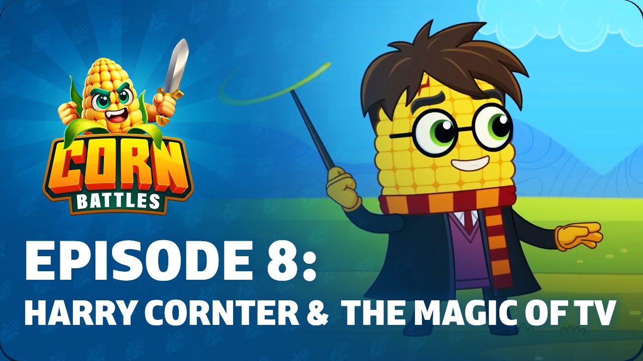 Corn Battles 🌽⚔️🌽 Animated Series | Episode 8: Harry Cornter & The Magic of TV - YouTube