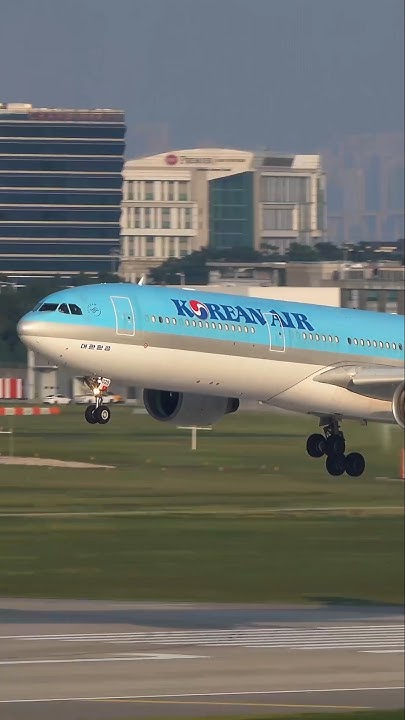 Korean Air HL8025 landing in Incheon ICN/RKSI spotting 대한항공 Airbus A330 인천공항 착륙 @koreanair - YouTube