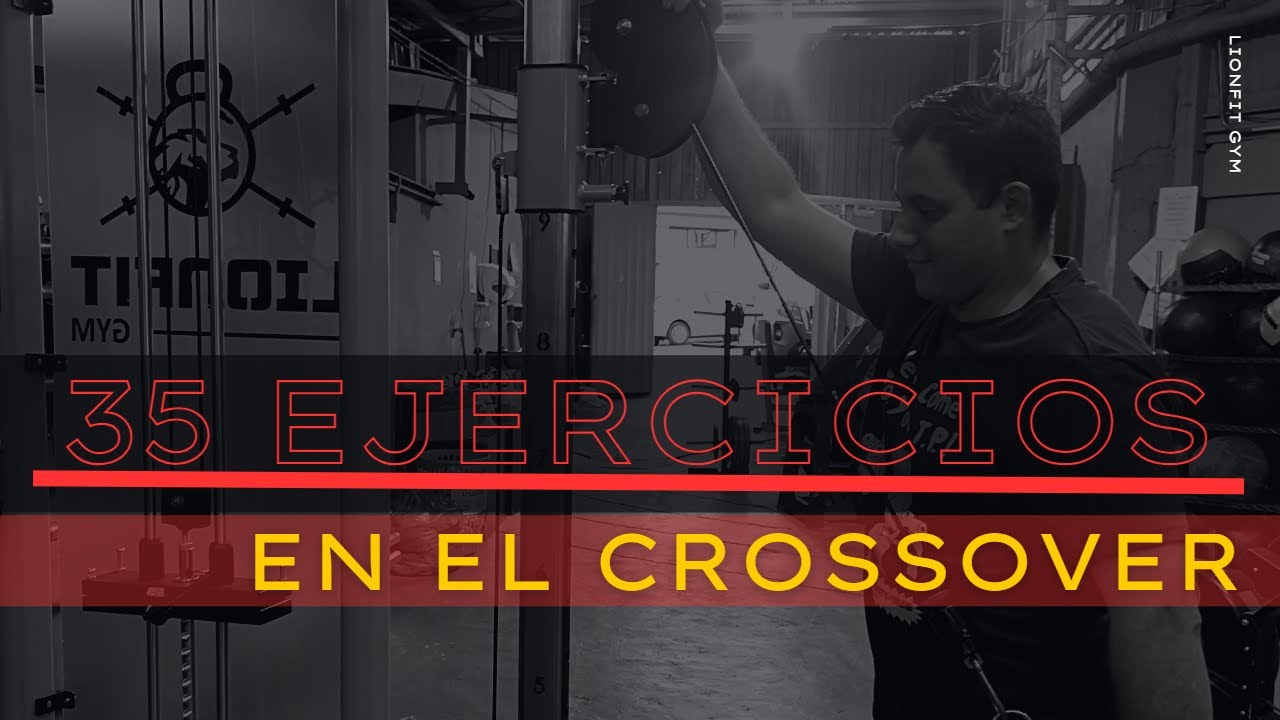 35 ejercicios en el cross over utilizando solo 1 polea - YouTube