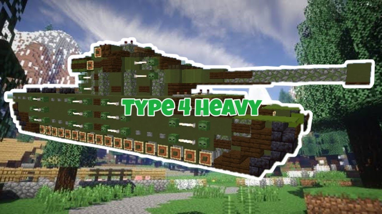 Type 4 Heavy Tank | Tutorial in Minecraft - YouTube