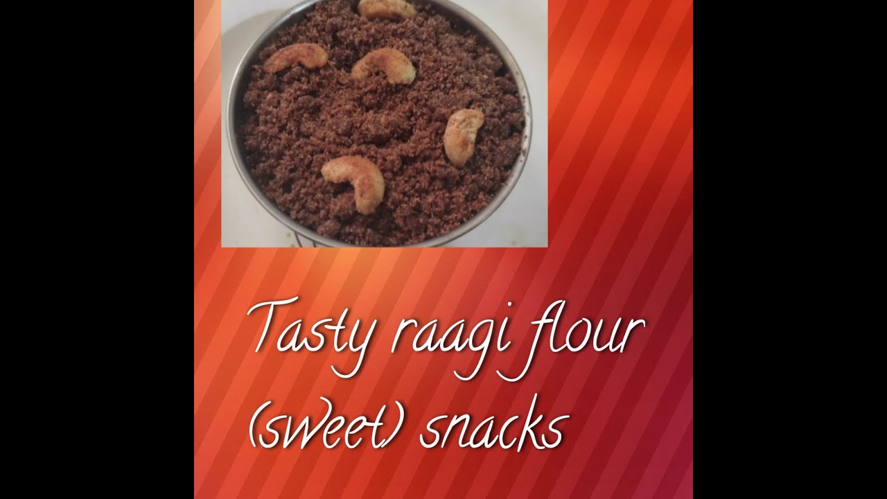 Tasty raagi flour (sweet) snacks - YouTube