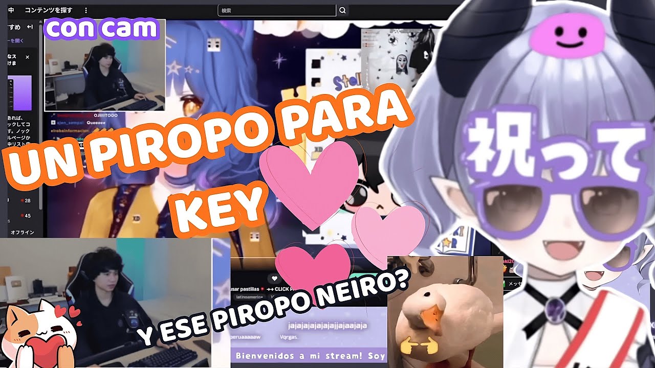 Neirita le dice un Piropo a Key En su stream Ya con Camara🔥🥰 - YouTube