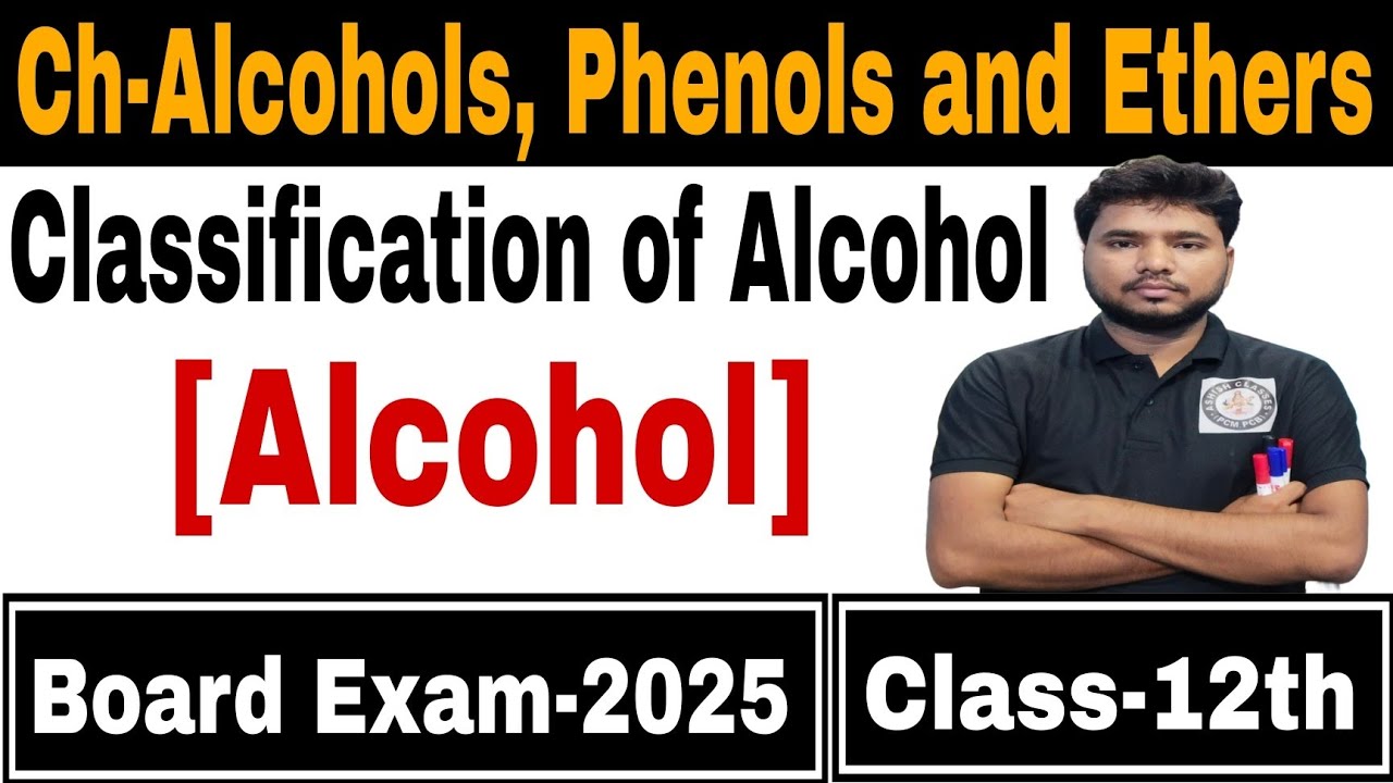 Alcohols, Phenols and Ethers Class-12th|| Classification of Alcohol ...