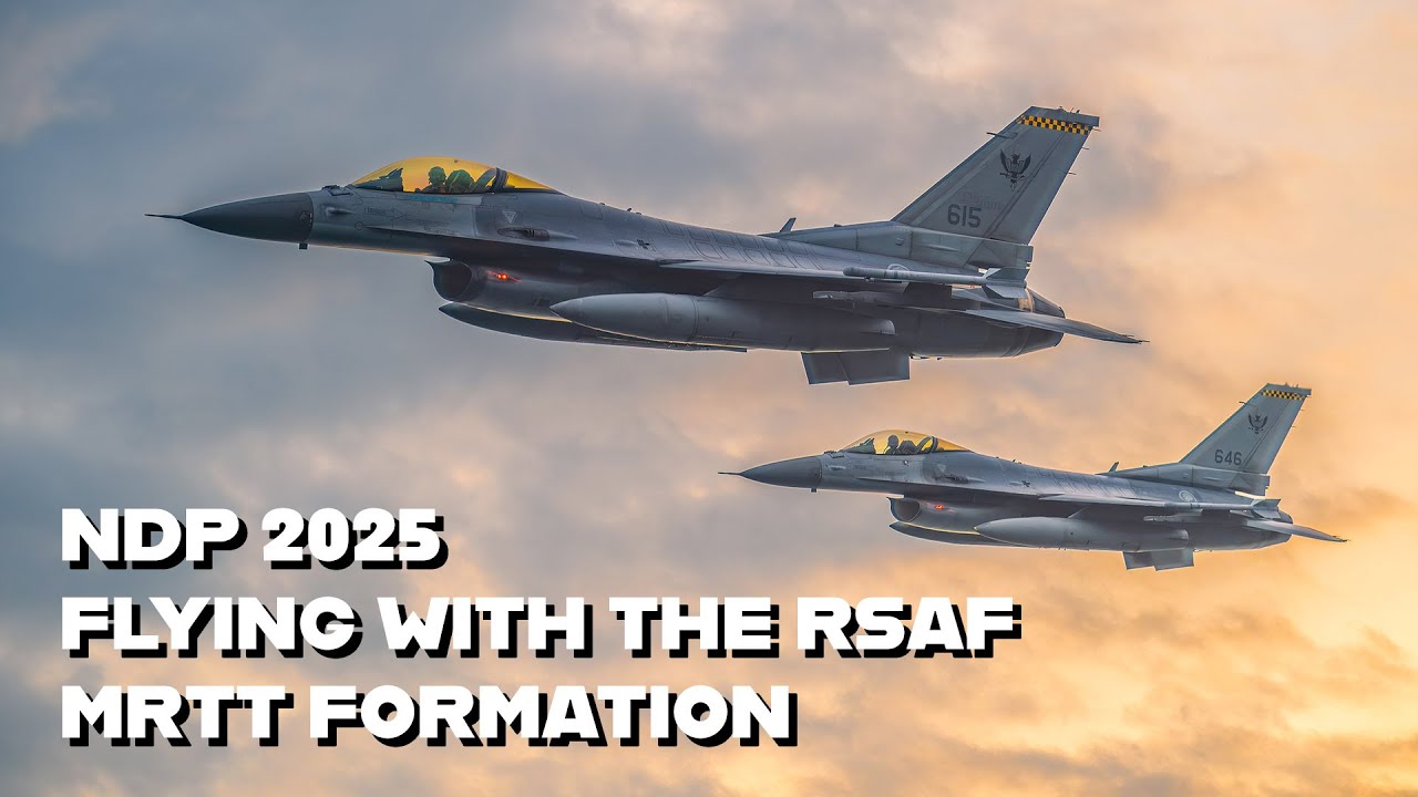 Flying with the RSAF - NDP2025 MRTT Formation - YouTube