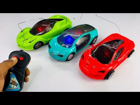 How to unboxing new remote control car full 3D light car - YouTube