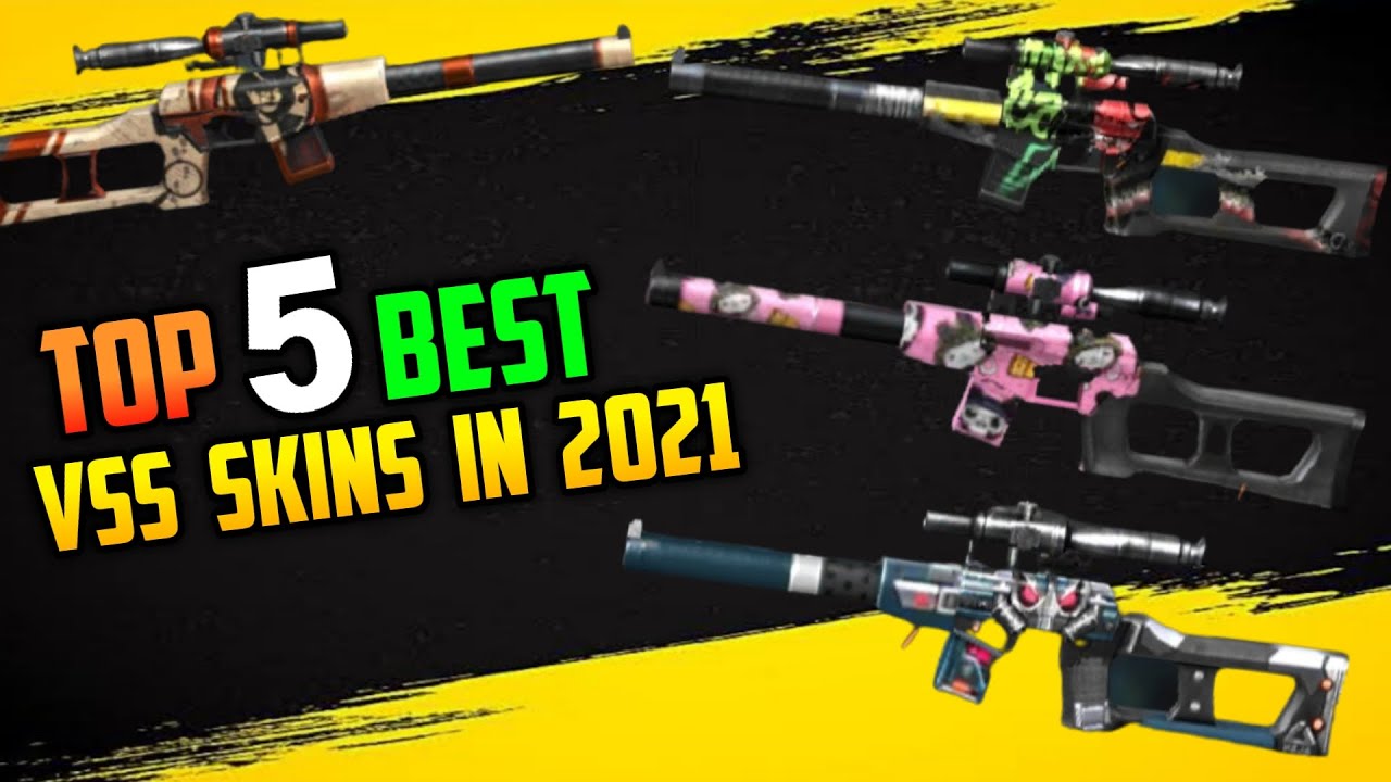 FREE FIRE - TOP 5 BEST VSS SKIN IN FREE FIRE [2021]🔥|| BEST VSS SKIN IN ...