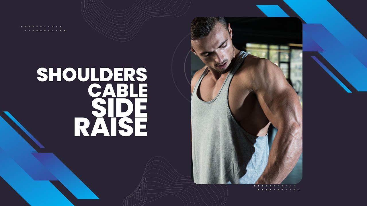 How to perform cable side raises - cable lateral raises - YouTube