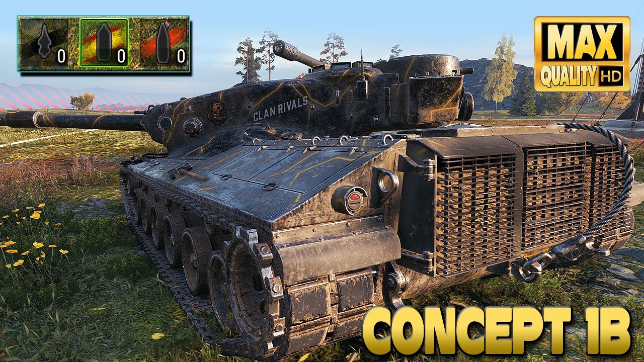 Concept 1B: Till the last shell on Fjords - World of Tanks - YouTube