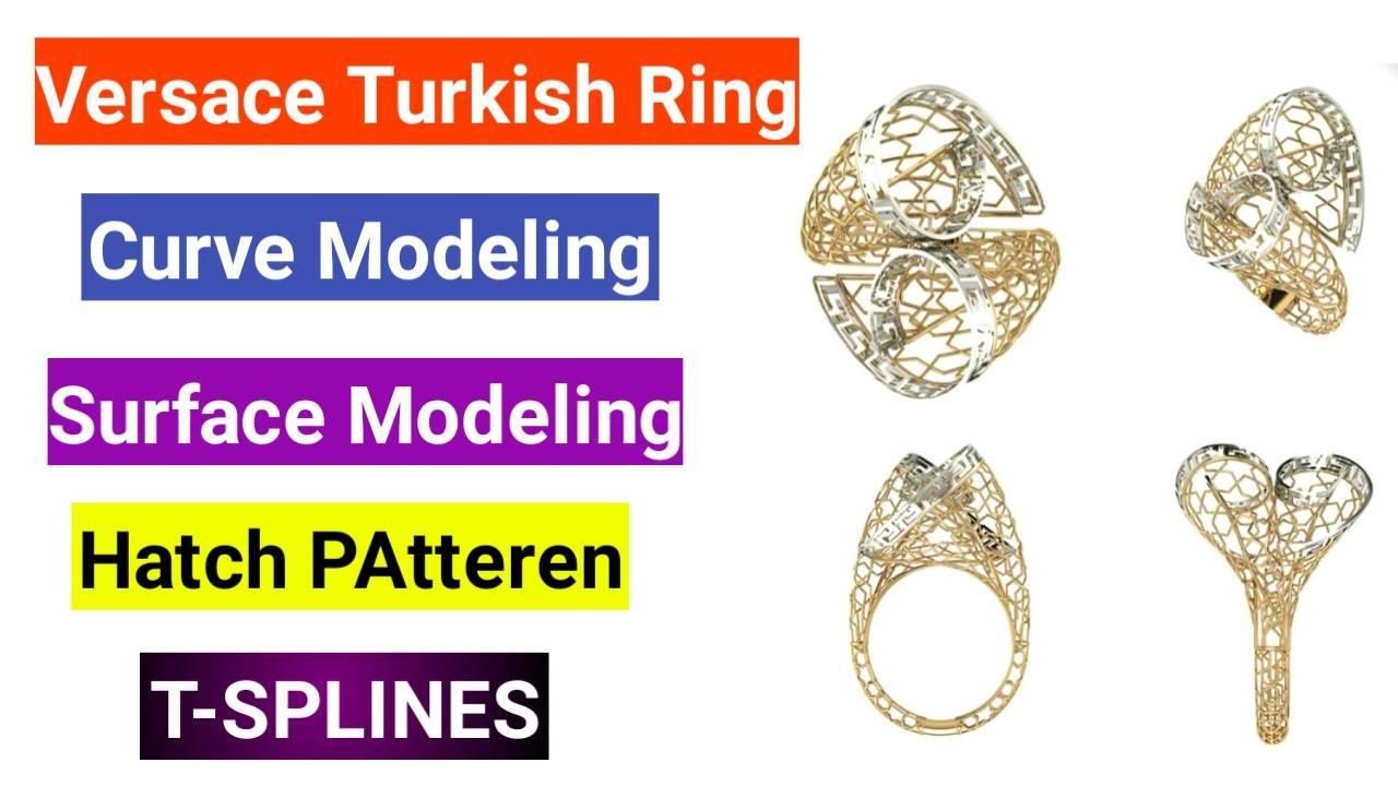 Turkish Ring 10 | Surface Modeling | Ladies Ring | Kawaiti Ring ...