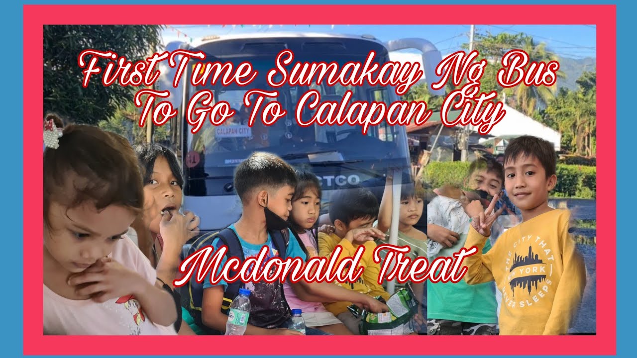 First Time Sumakay Ng Bus | Lunch Sa Mcdonald | Robinson | Calapan ...