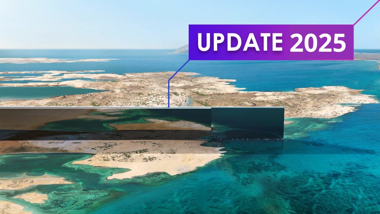 THE LINE is Growing FAST! Construction Update 2025 - YouTube