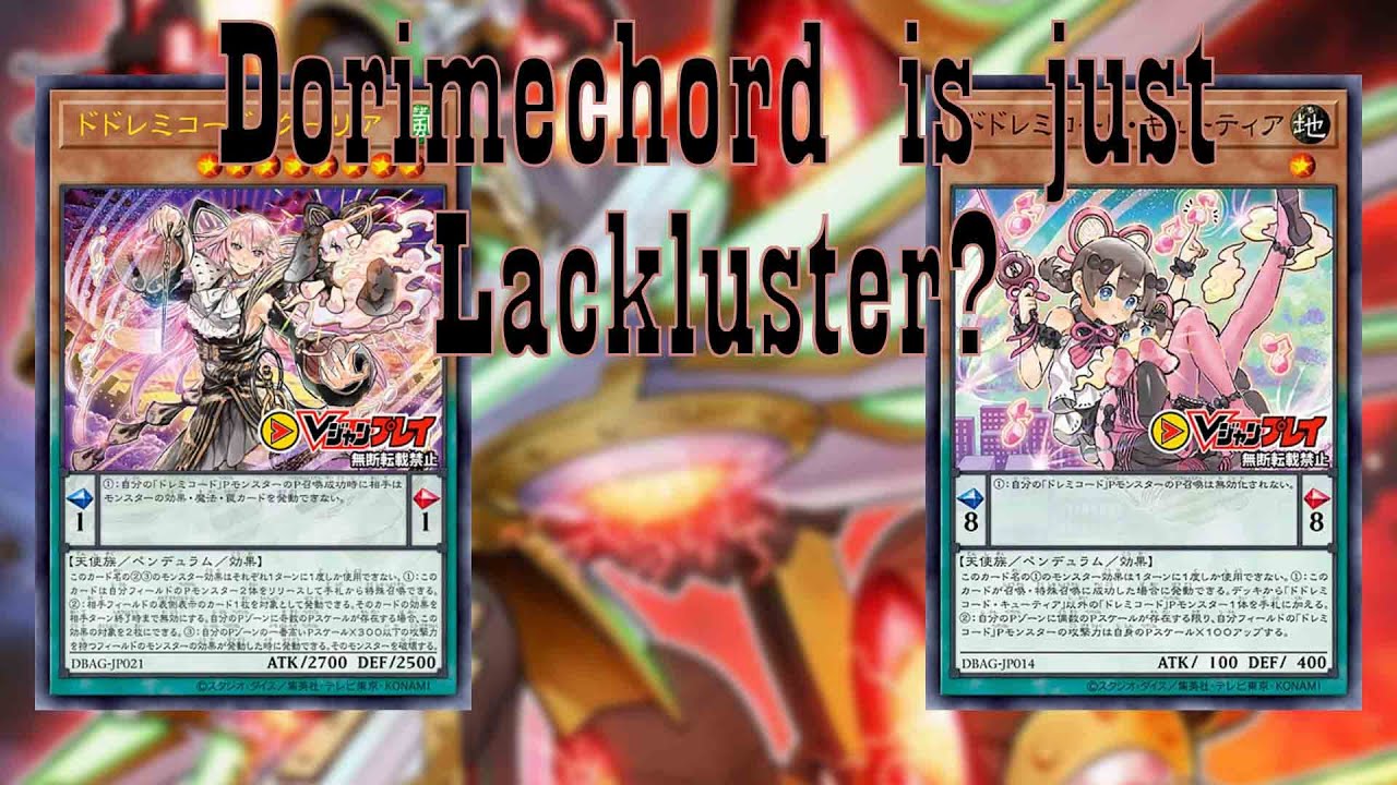 Doremichord is a Lackluster Deck | Electrumite needs to come off the ...