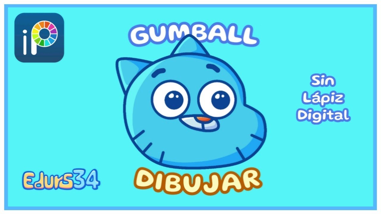 CÓMO ILUSTRAR a GUMBALL WATTERSON | TUTORIAL IbisPaint X | DIGITAL Paso a Paso - YouTube