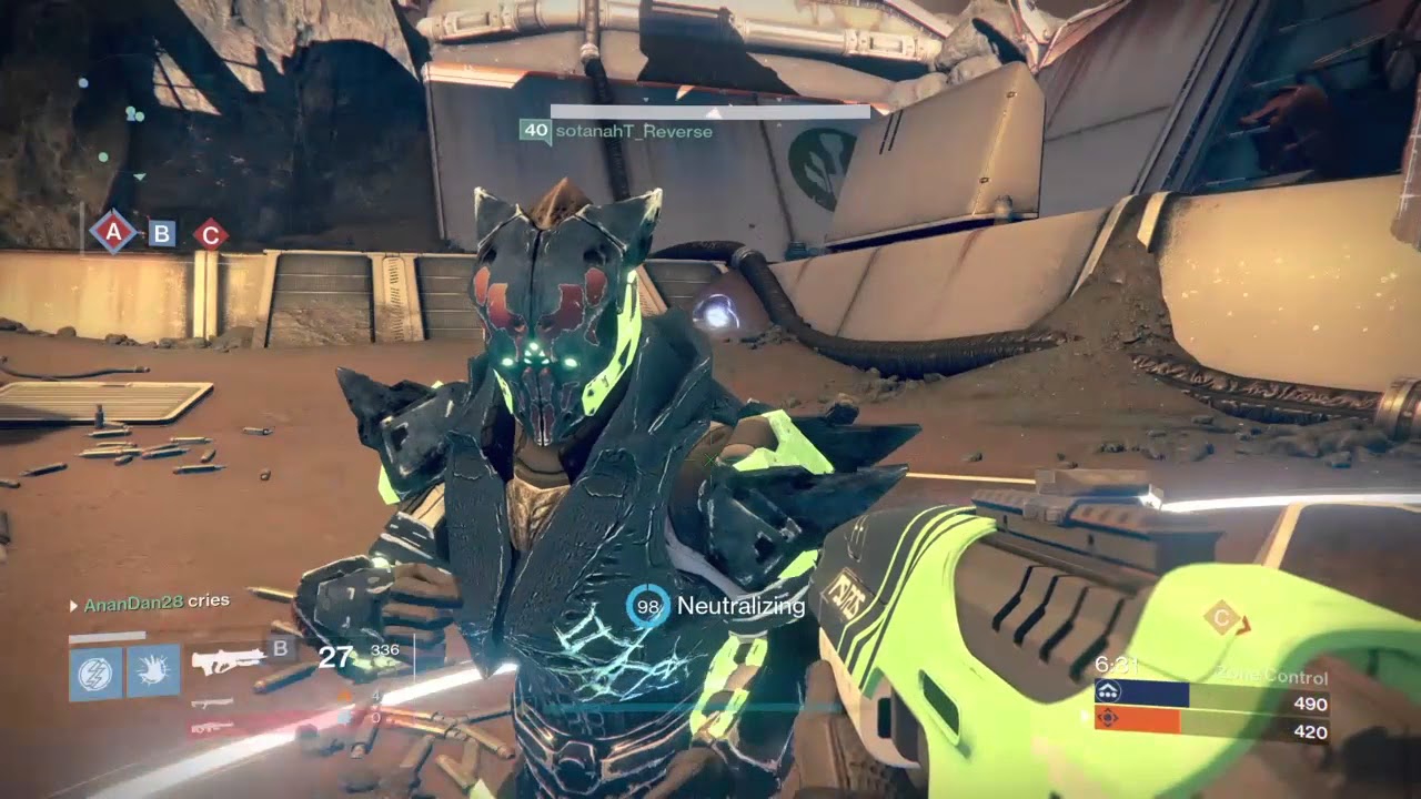 Fun and close late night Zone Control game - YouTube