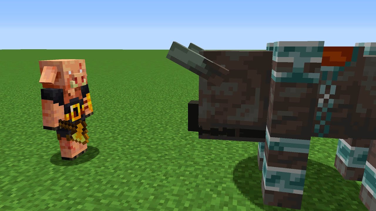 Piglin Brute vs Ravager - YouTube