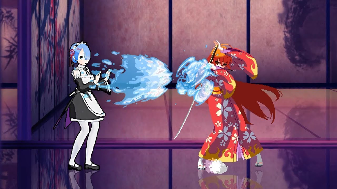 MUGEN Battle - Rem🎮(Me) VS Void/Kimono Shana [Re:Zero 🆚 Shakugan no ...